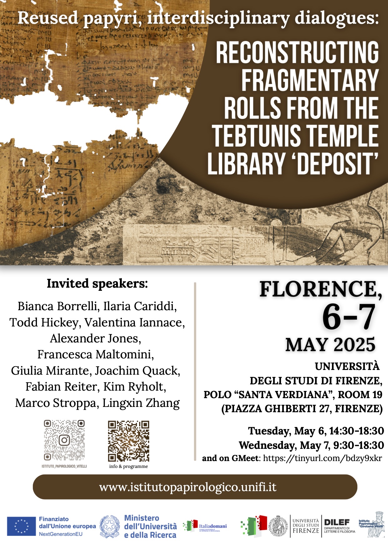 International Conference Reused Papyri, Interdisciplinary Dialogues ...
